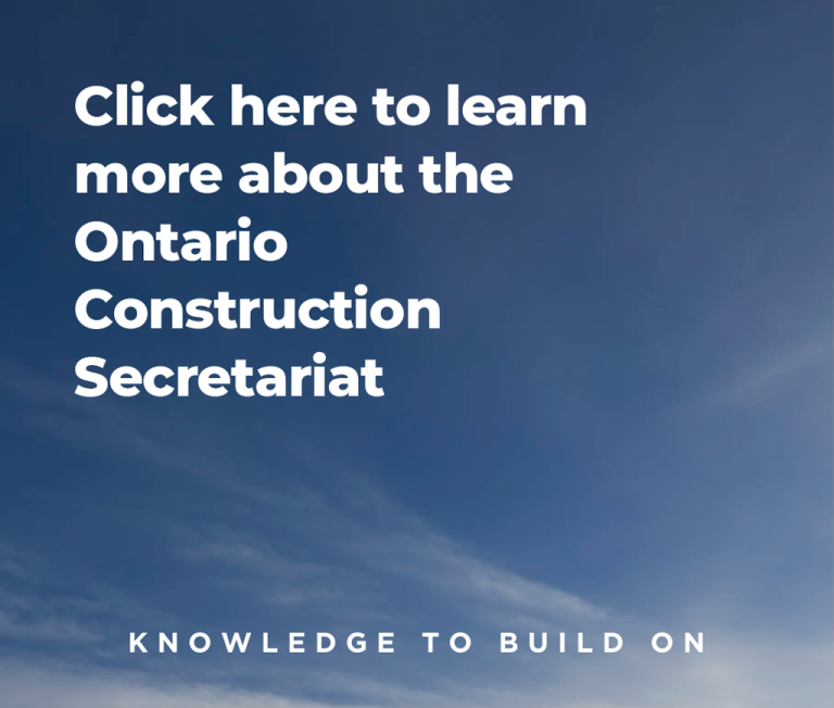 Ontario Construction Secretariat | OCS